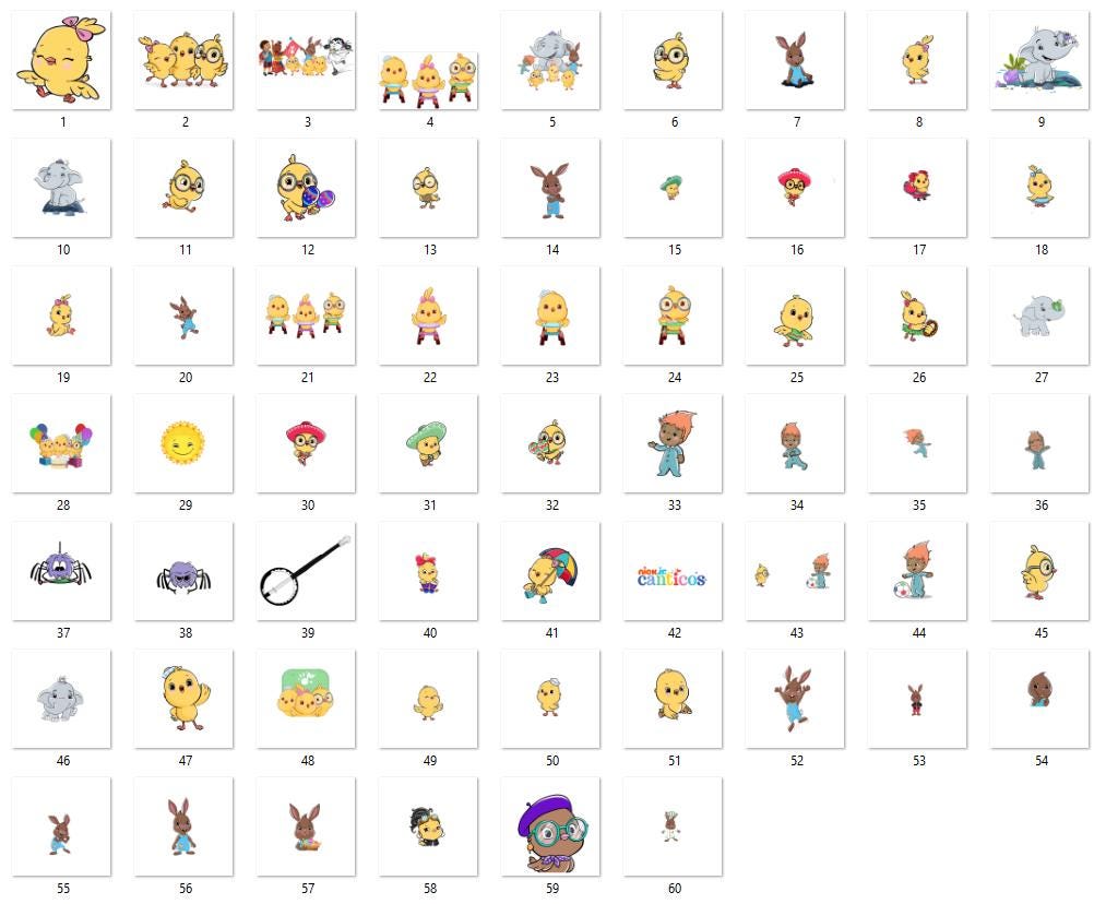 Canticos PNG Bundle: Alphabet, Numbers, Birthday Designs (digital File ...