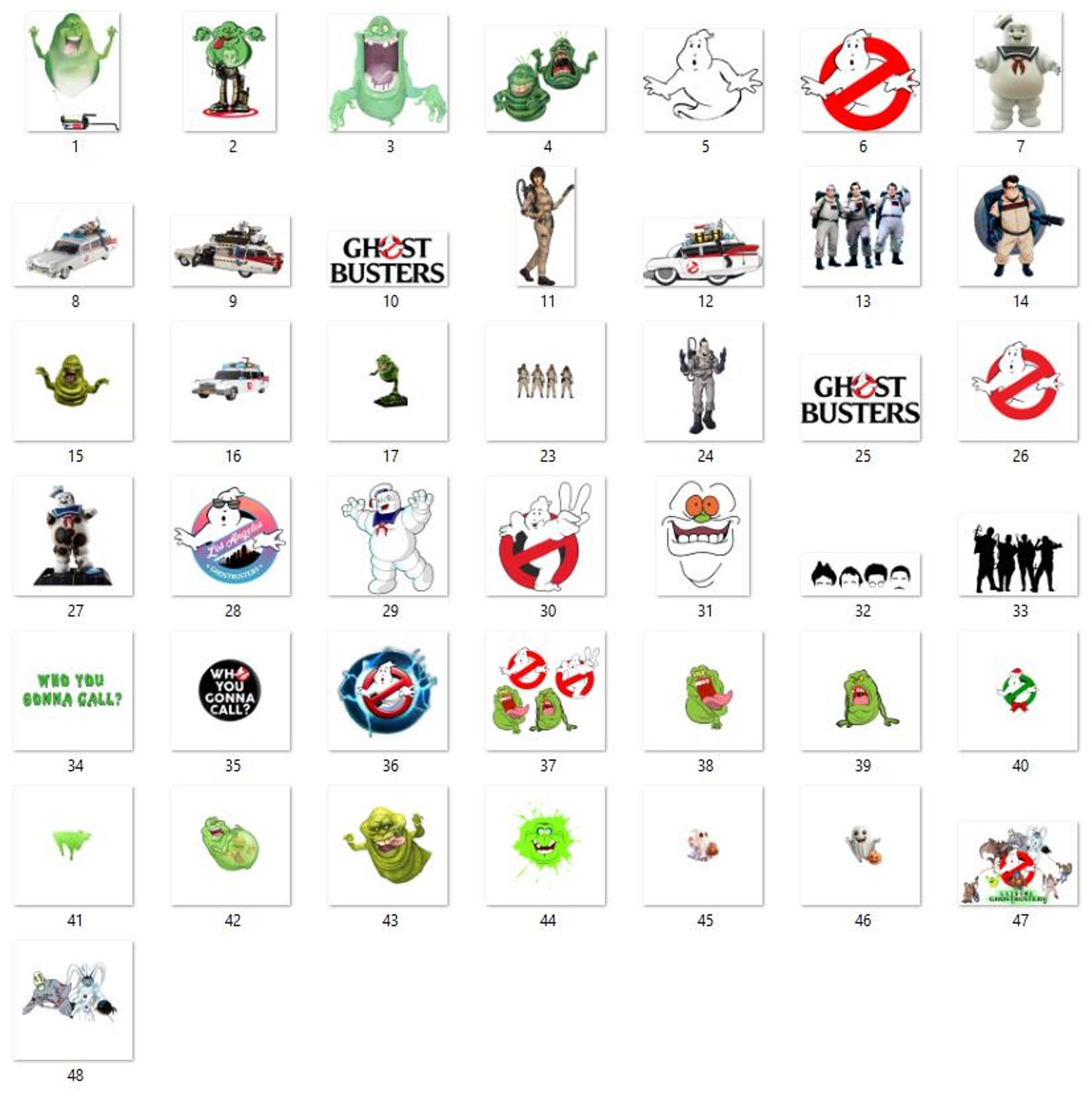 Ghostbusters PNG Bundle: Font & Cake Topper (digital File) - Etsy