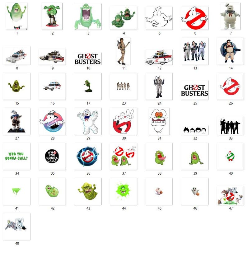 Ghostbusters PNG Bundle: Font & Cake Topper (digital File) - Etsy
