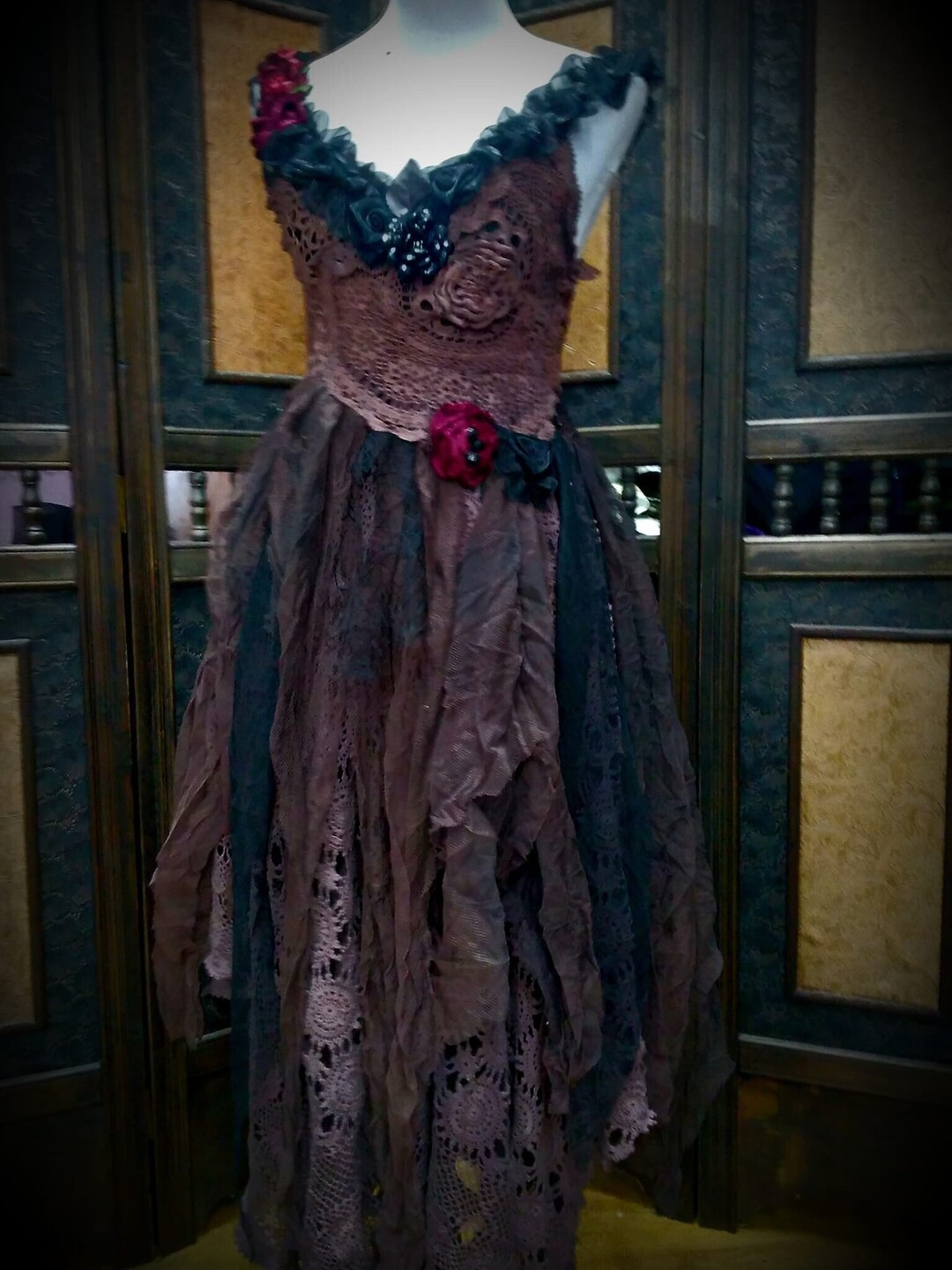 Shabby Chic Fairy Gypsy Gothic Dress School Formal Prom Bridal Wedding ...