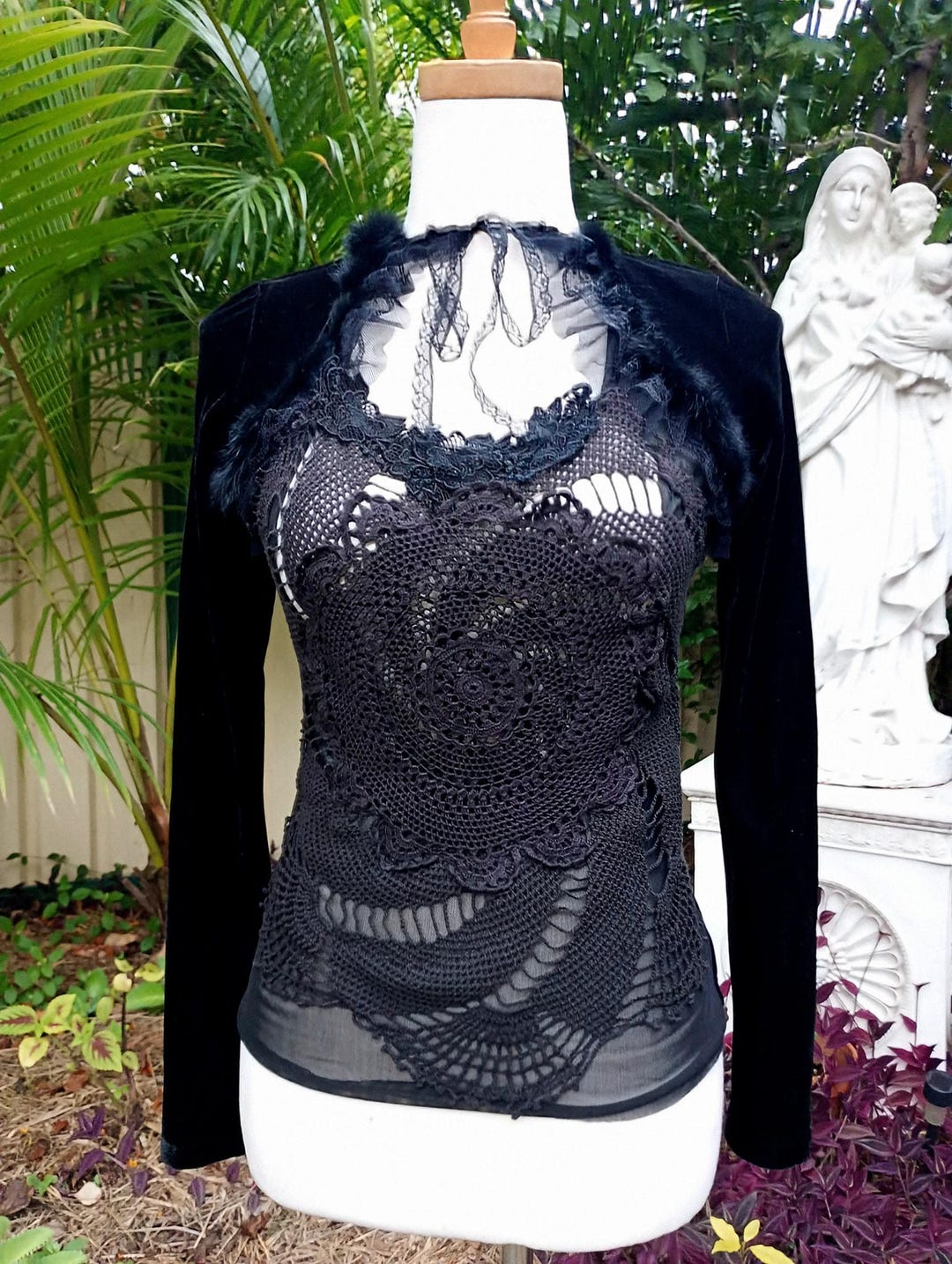 Victorian, Gothic Goth Steampunk Emo Bohemian, Gypsy Top Fairy Boho ...