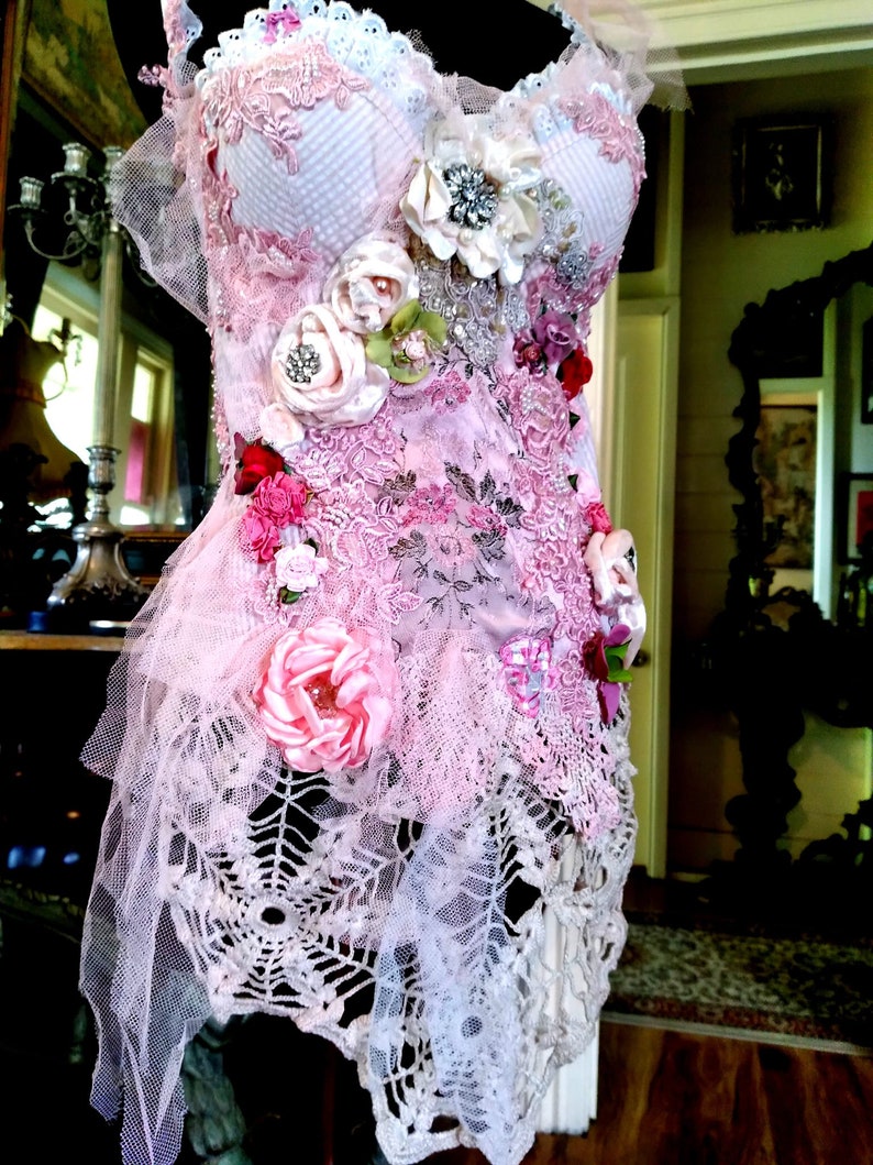 French Style Baroque Rococo Floral Garden Bustier Corset - Etsy