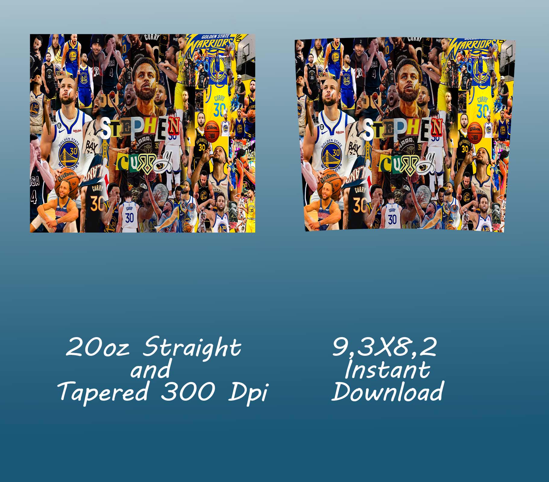 Steph Curry Tumbler 20 Oz Skinny | Stitch | Tumbler Sublimation Designs ...