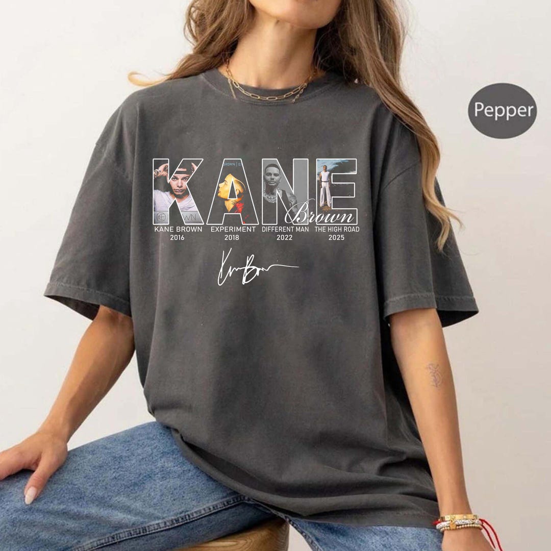 Comfort Colors Kane Brown the High Road Tour Shirt, Kane Brown 2025 ...