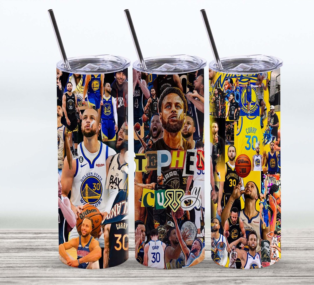 Steph Curry Tumbler 20 Oz Skinny | Stitch | Tumbler Sublimation Designs ...