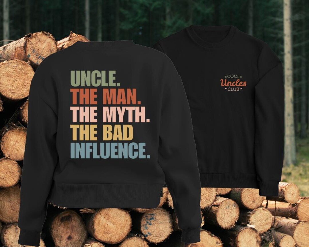 Uncle Bad Influence Shirt, Family Tee (digital Download) - Etsy