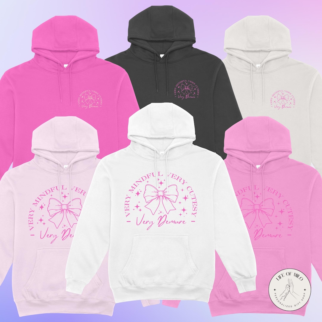 Cutesy Bow SVG, Demure Mindful SVG, Craft Design, Digital Download, Bow ...