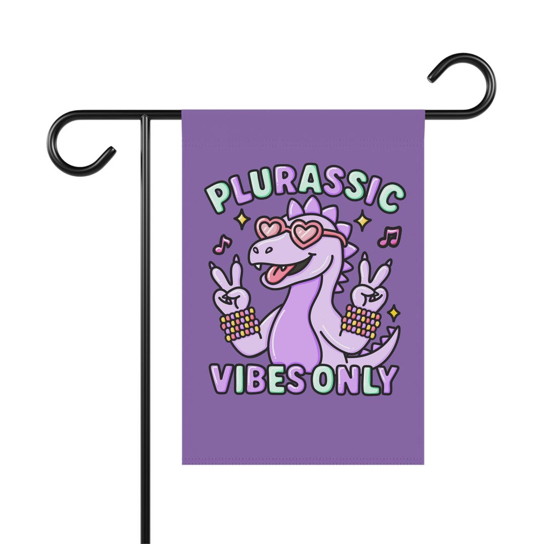 Plurassic Dinosaur Festival Camp Flag: EDM Rave Totem - Etsy