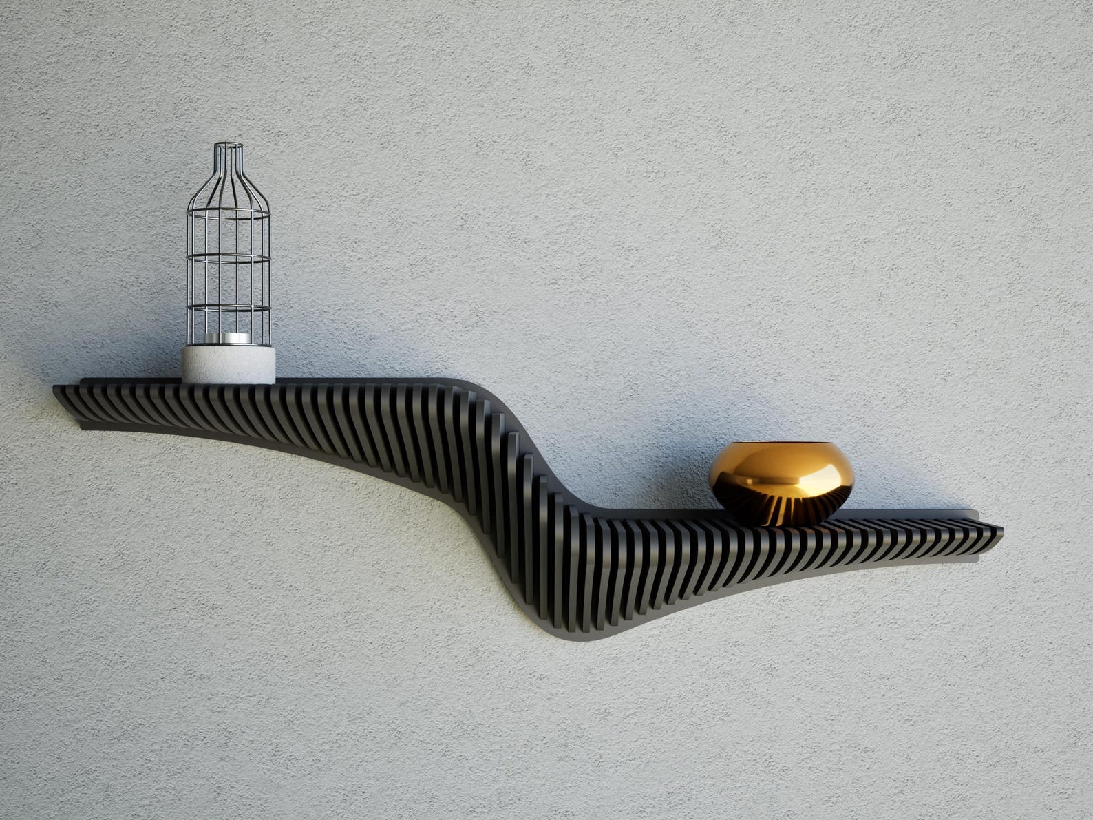 Parametric Shelf | Parametric Wall Art | Floating Shelf | Parametric ...