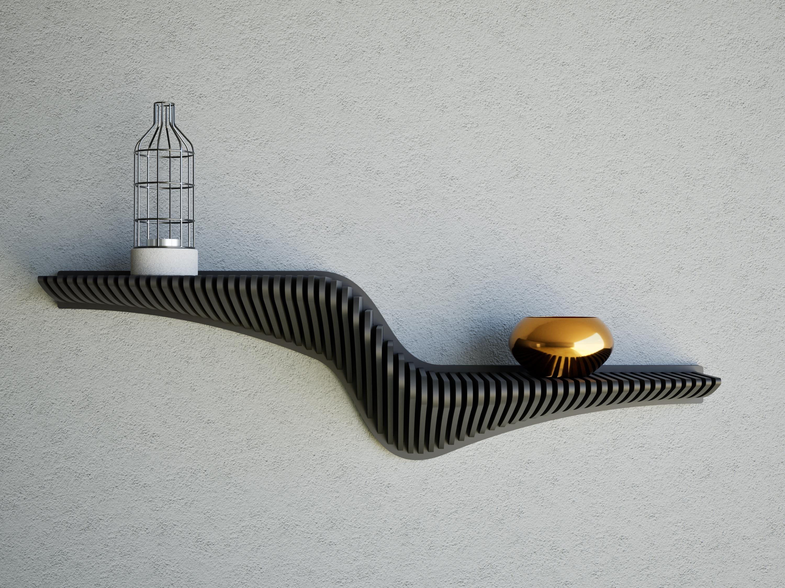 Parametric Shelf | Parametric Wall Art | Floating Shelf | Parametric ...