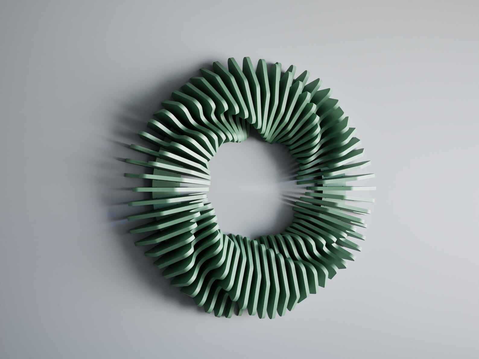 Parametric Wall Art | Wood Radial Art | 3D Wall Decor| Wooden Wall ...