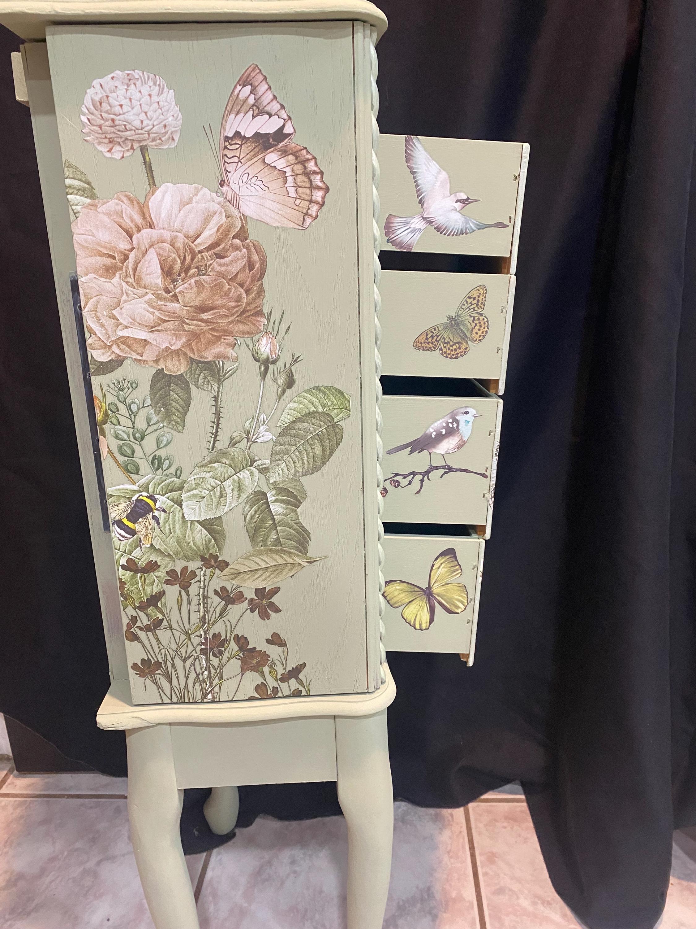 Refinished Jewelry Armoire - Etsy