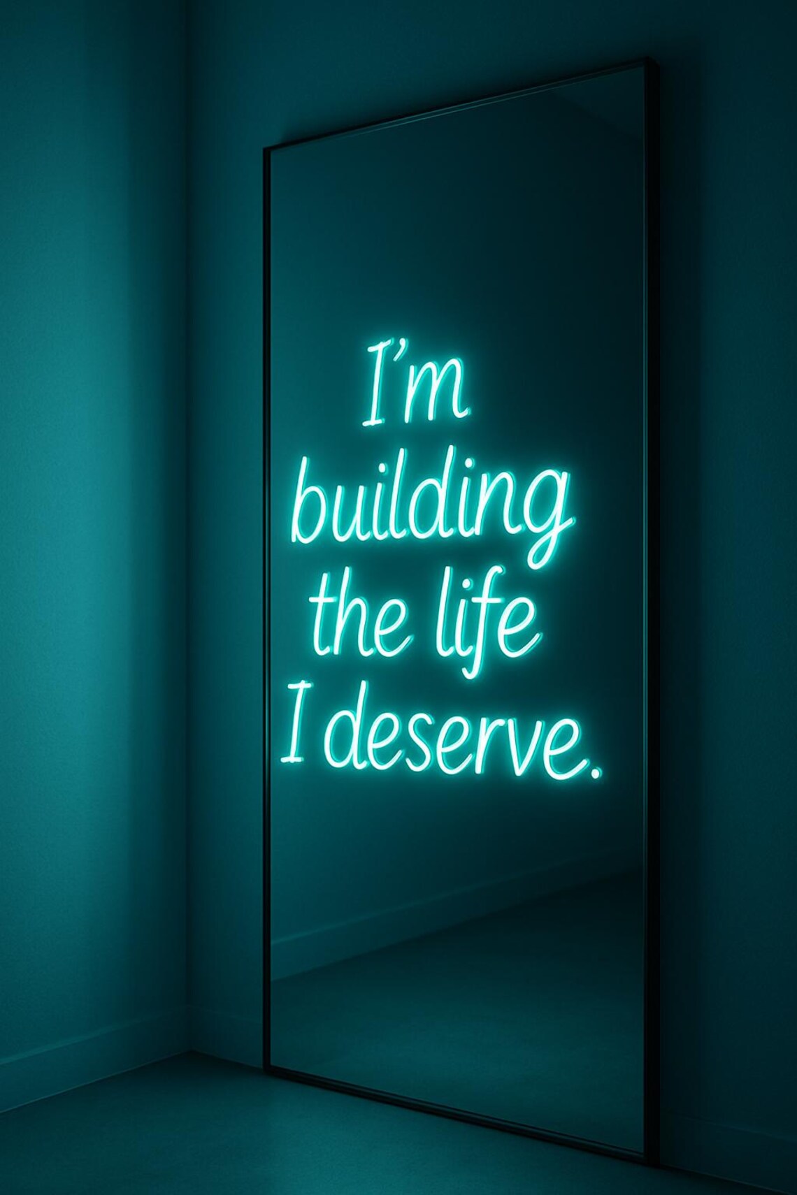 Blue Ambition Wallpaper | Manifestation Motivation Phone Background ...