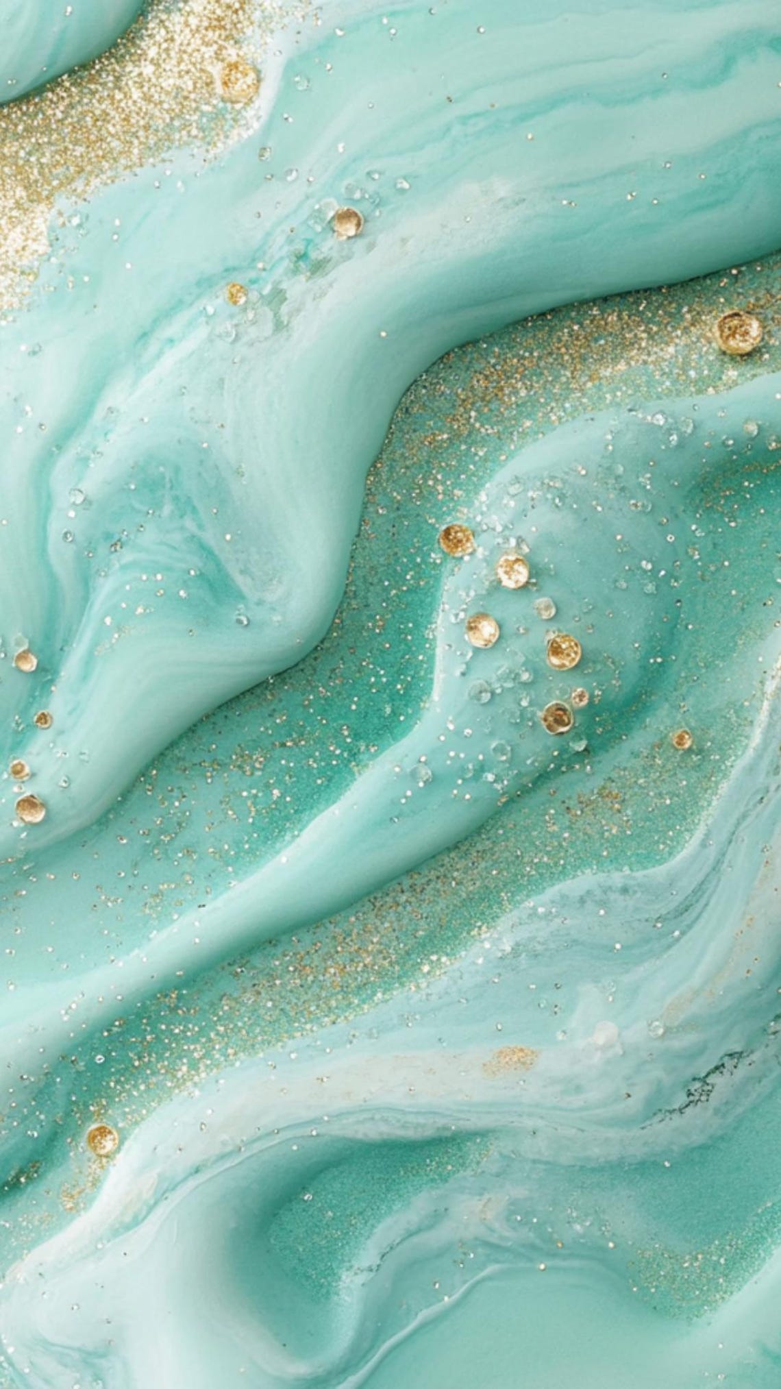 Green Sea Aesthetic Phone Wallpaper Background | Android Wallpaper ...