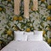 Vintage Botanical Bird & Lemon Wallpaper - Peel and Stick Wall Mural - Etsy