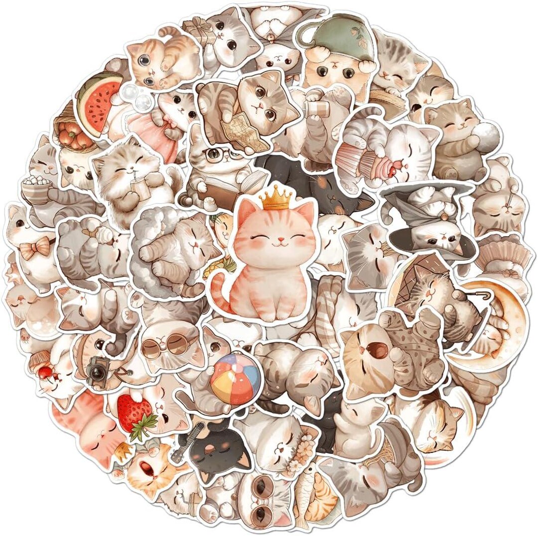 Funny Cats Sticker Pack With 50 High Quality CAT Meme Stickers ...