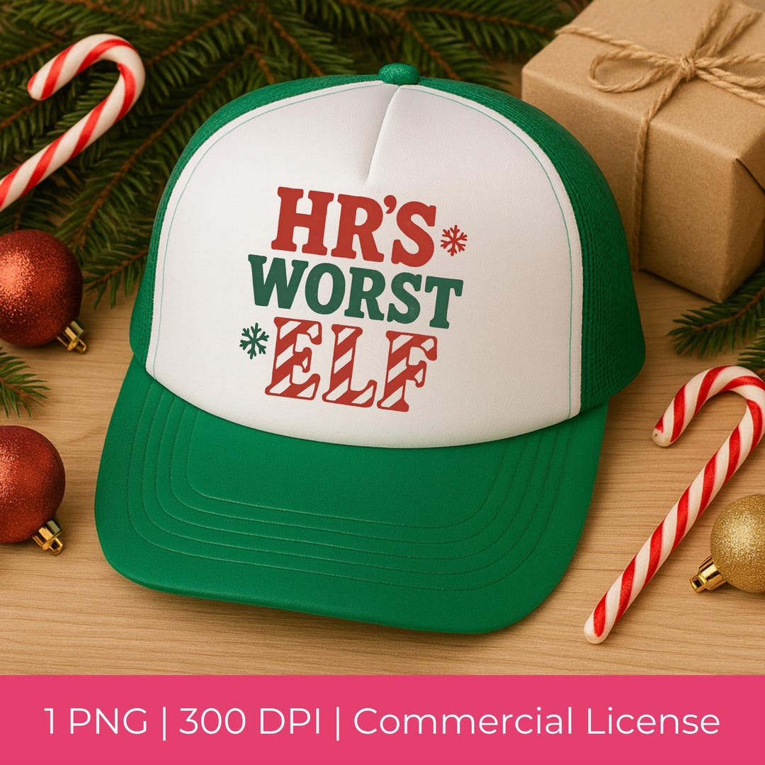 Hr's Worst Elf PNG: Humorous Holiday Design (digital Download) - Etsy