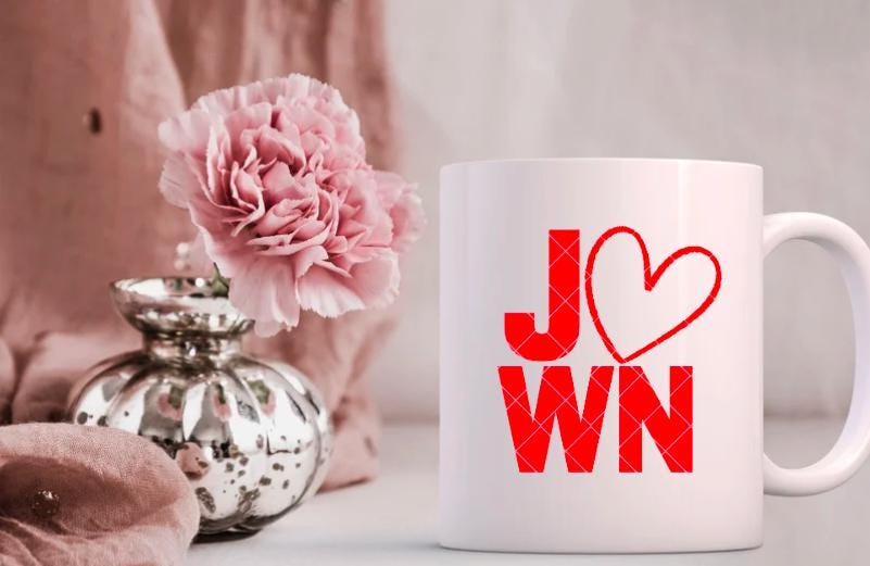 Heart Jawn - SVG and PNG Files - Etsy