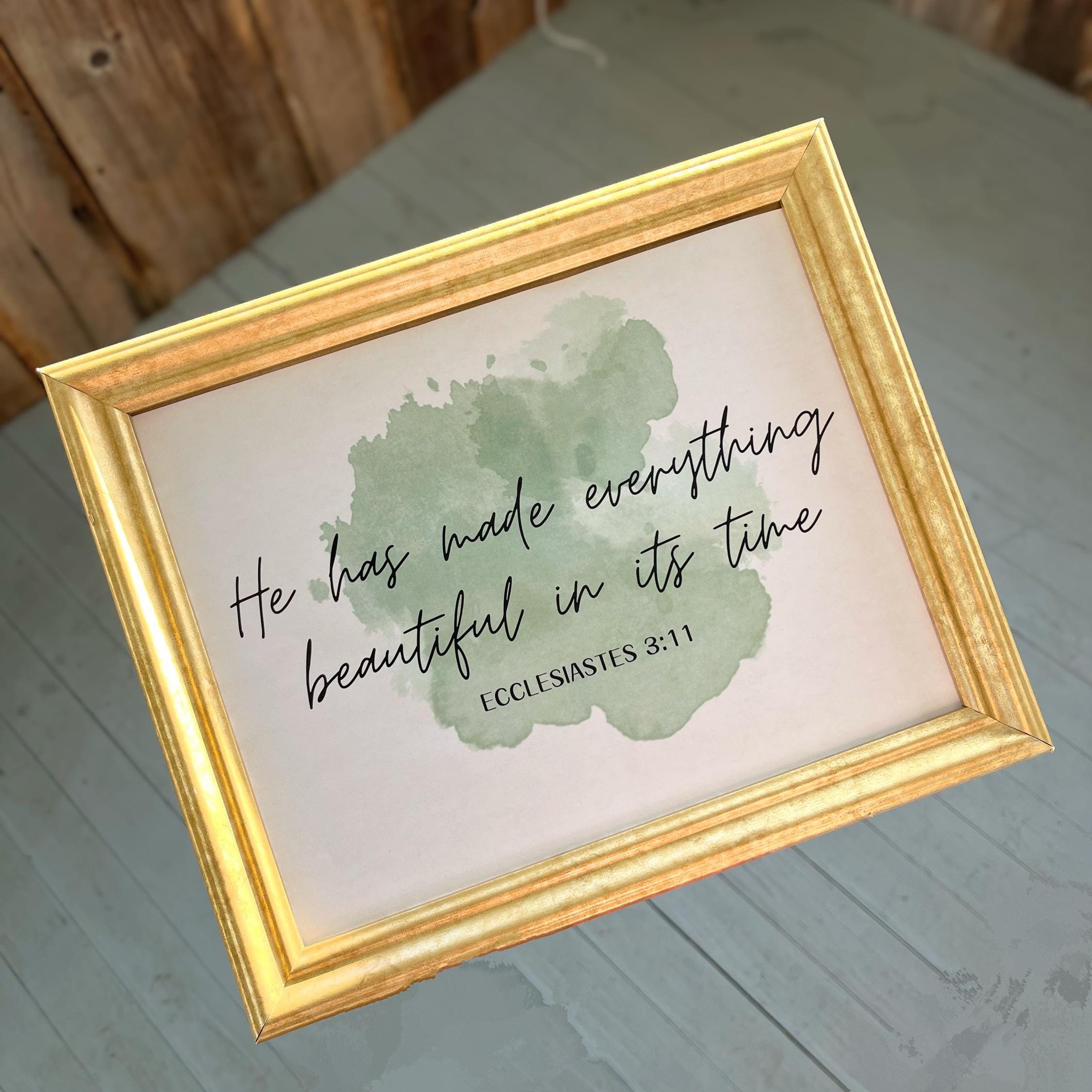 Printable Art, Watercolor, Scripture Art, Minimalist Art, KJV - Etsy