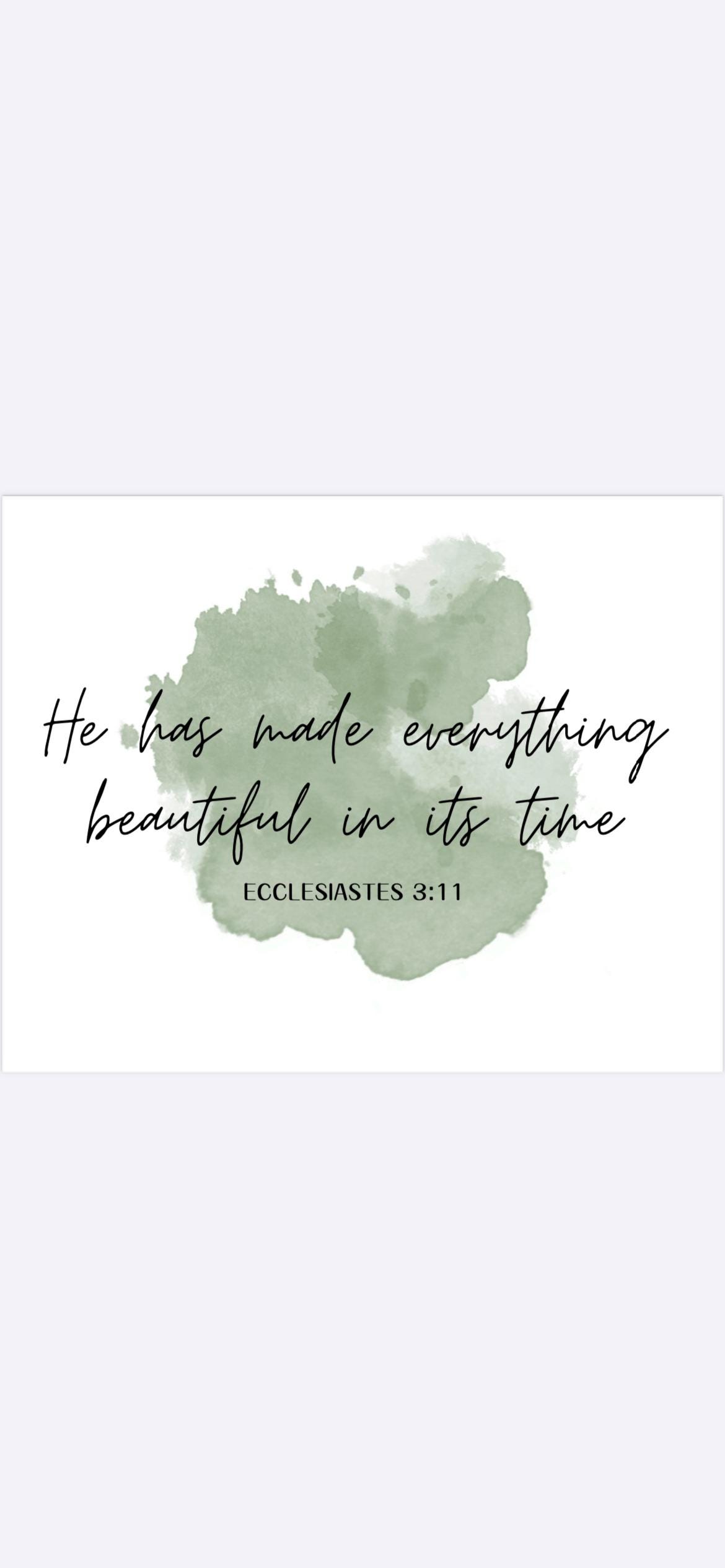 Printable Art, Watercolor, Scripture Art, Minimalist Art, KJV - Etsy