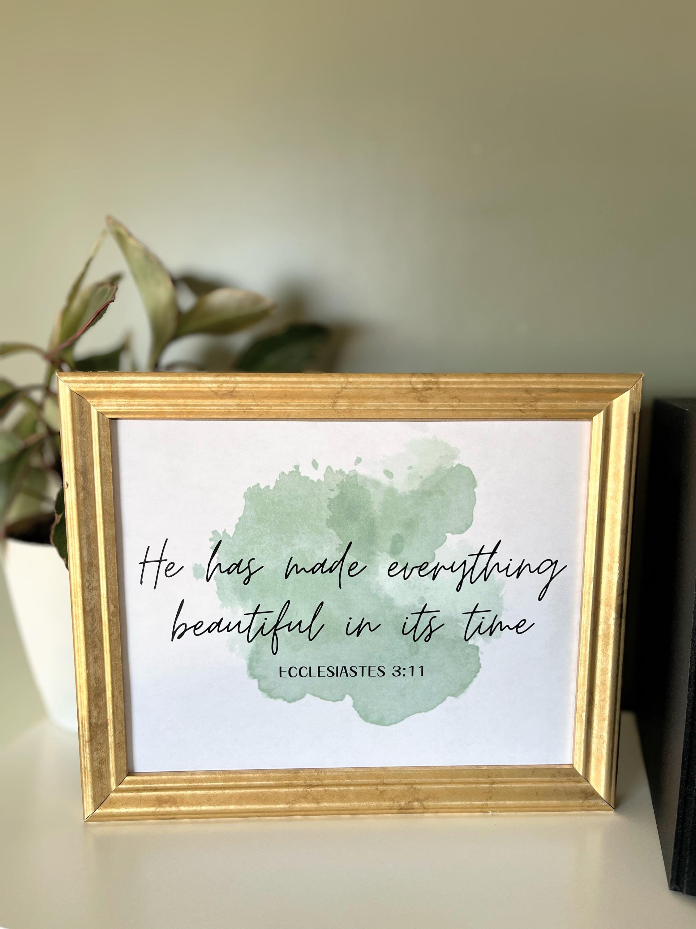 Printable Art, Watercolor, Scripture Art, Minimalist Art, KJV - Etsy