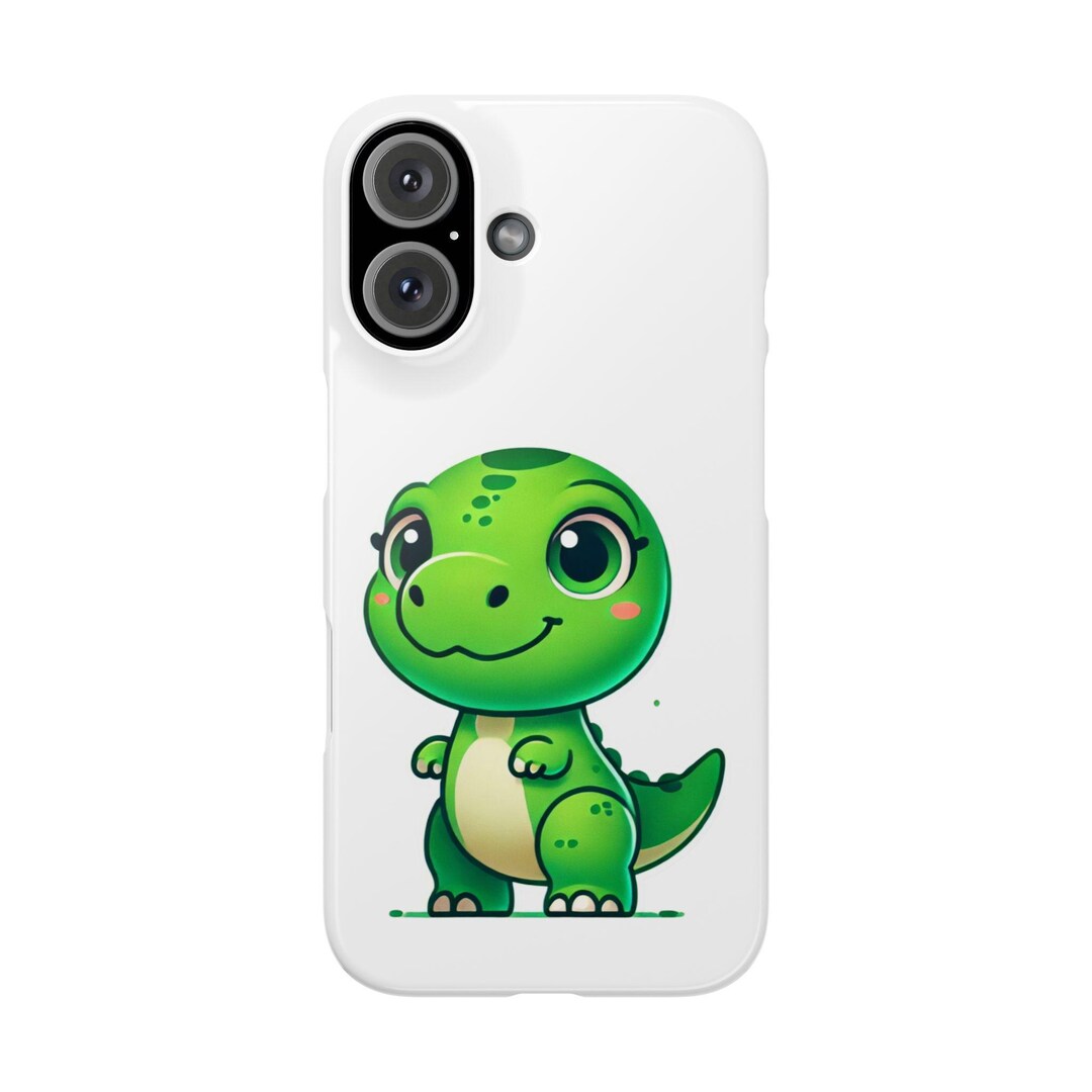 Snap Cases, Cute Little Dinosaur Phone Case, Dino Lover Gift, Kawaii ...
