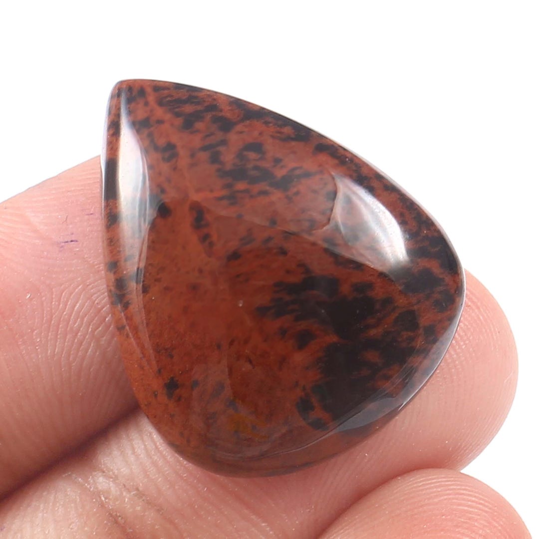 Gemstone Pear Shape Obsidian Wholesale Handmade Cabochon | 100% Natural ...