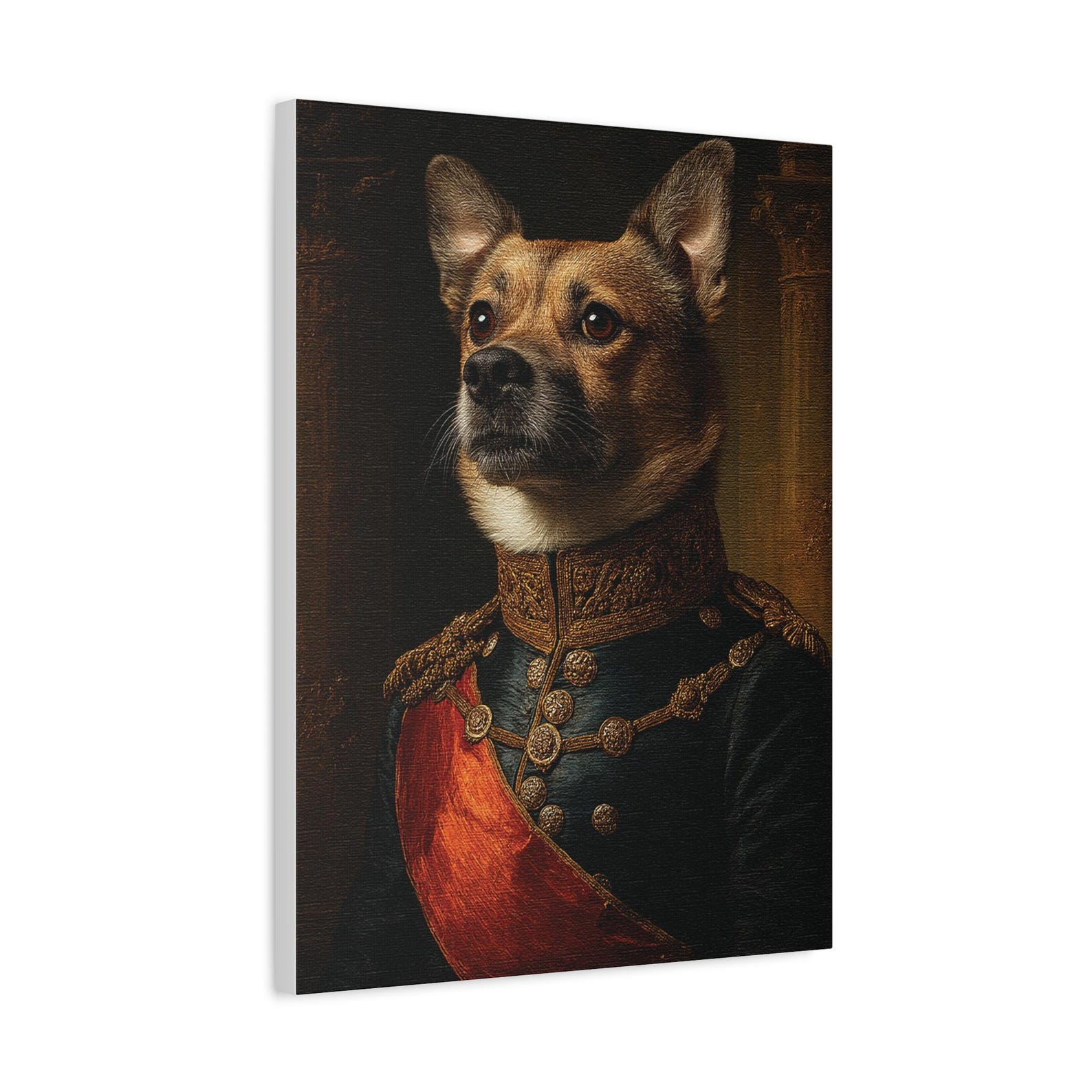 Custom Pet Portrait Canvas Print, Animal Painting, Wildlife Decor - Etsy