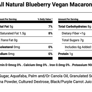 All Natural Blueberry Vegan Macarons - Etsy