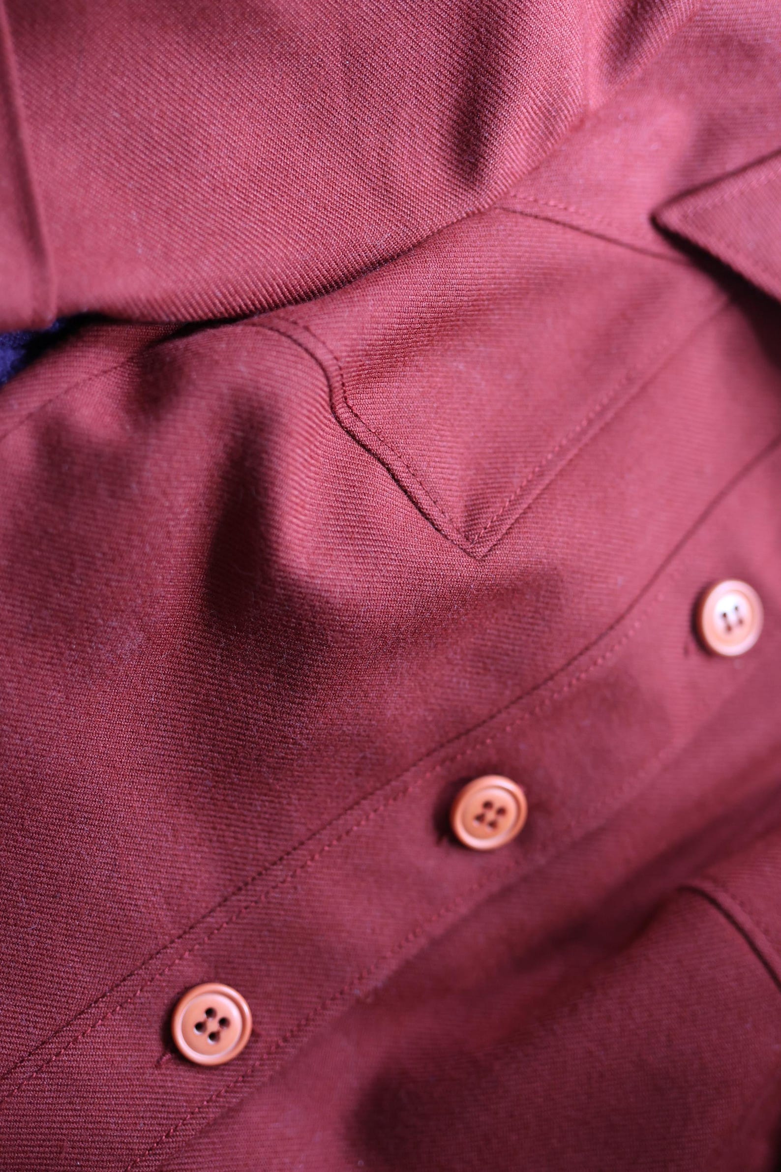 70s Vintage Brick Red Wool Short Sleeve Winter Midi Dress - Etsy