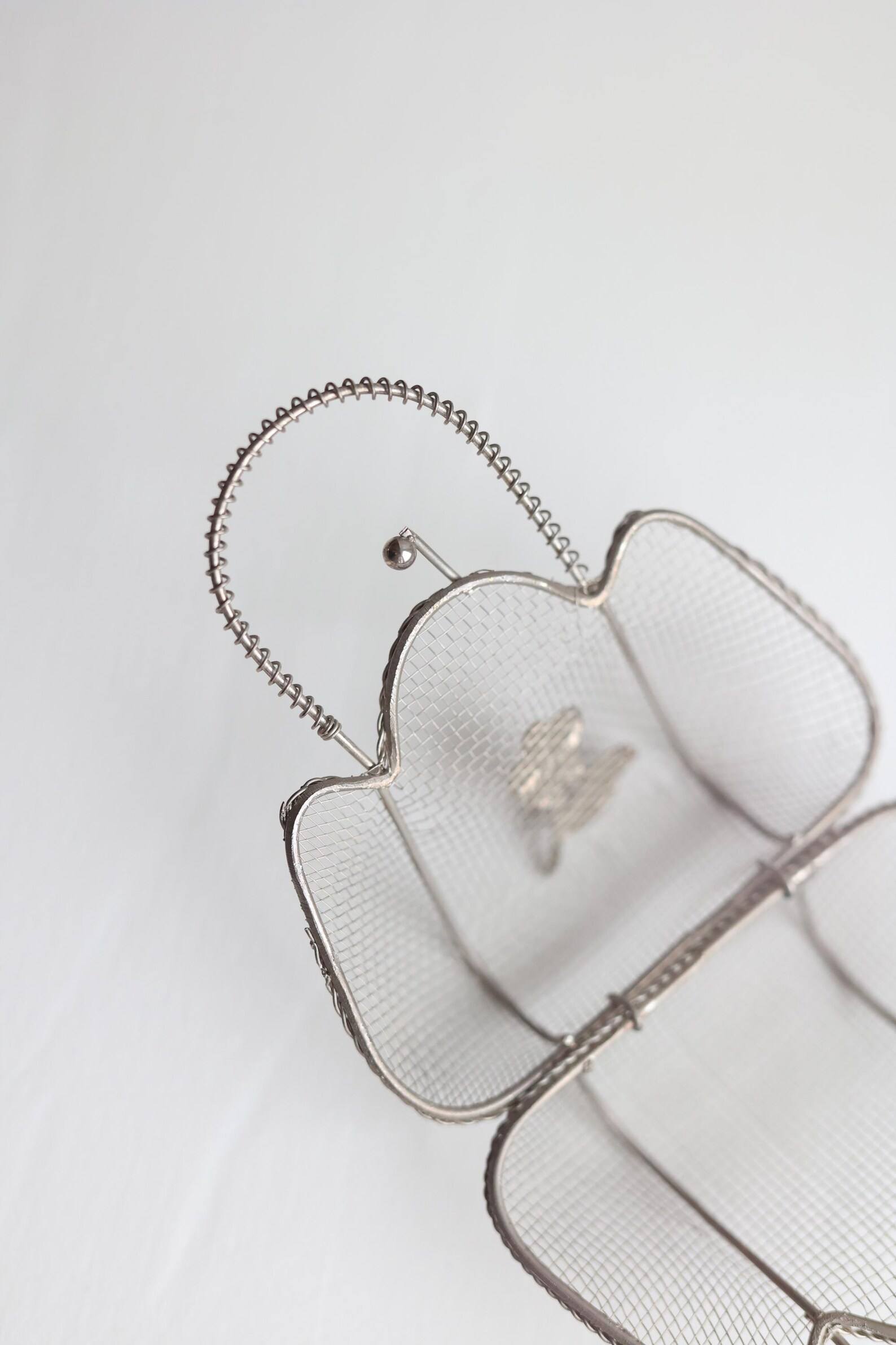 Antique Metal Wire Mesh Tiny Miniature Bag Decor - Etsy
