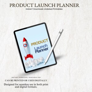 Product Launch Planner and Organizer, Business Planner, Marketing ...