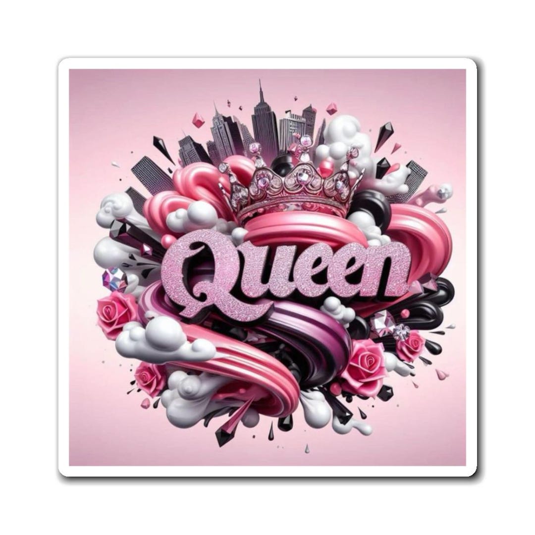 Queen Crown Magnet, Glam Refrigerator Decor, Gift for Her, Birthday ...