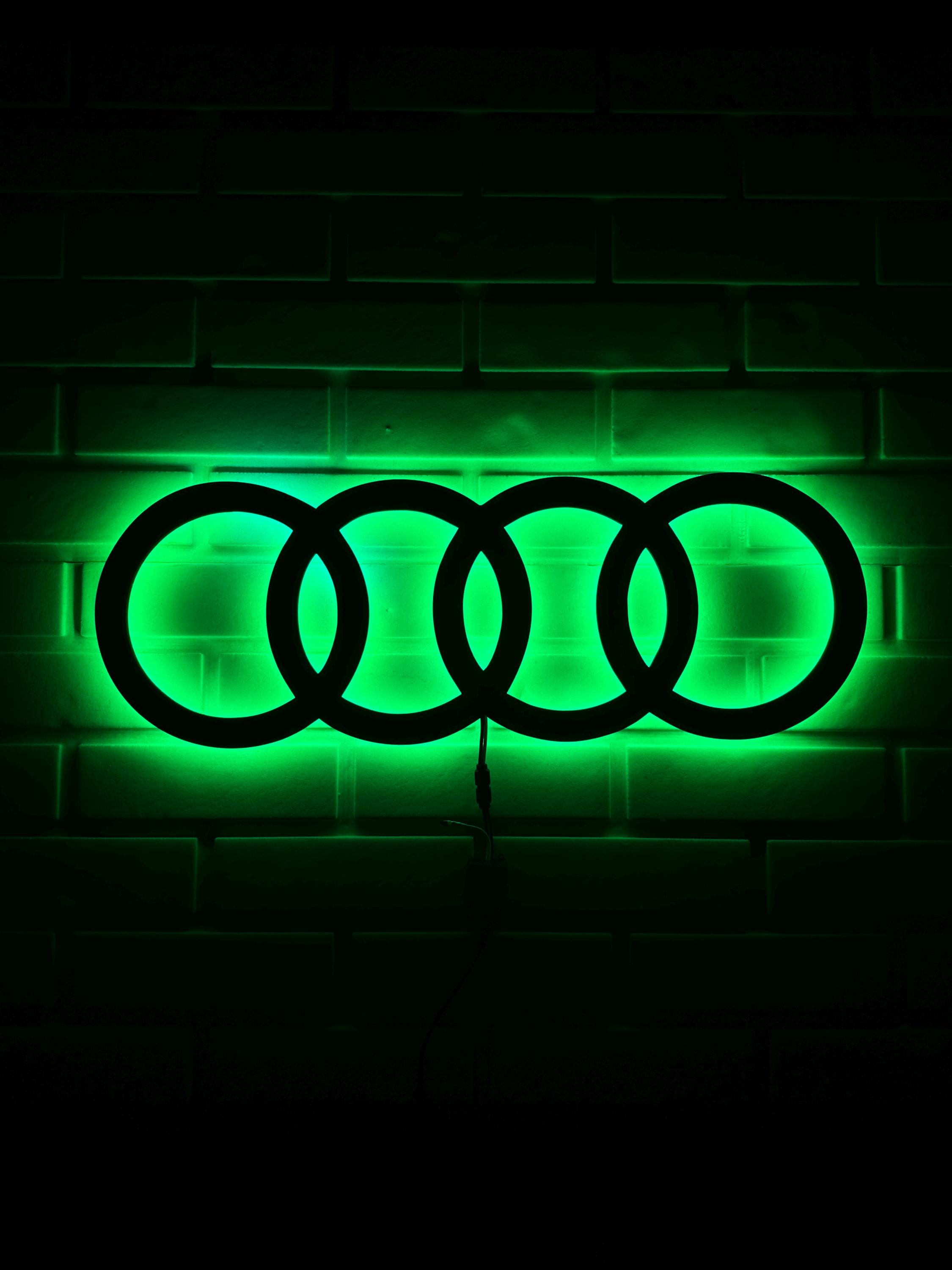 Audi Led Sign, Audi Wall Sign, Audi Wall Art, Audi Wall Decor, Audi ...