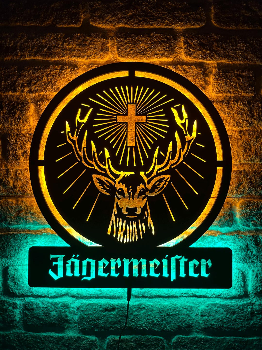 Jagermeister Led Sign, Jagermeister Wall Sign, Jagermeister Wall Art ...