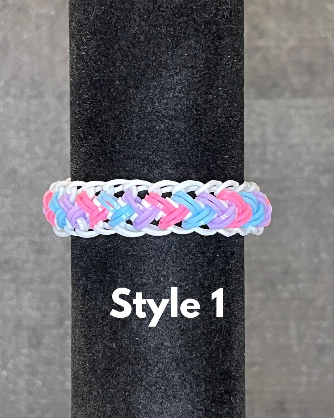 Mermaid Braid Loom Bracelet - Pastel Blend - Etsy