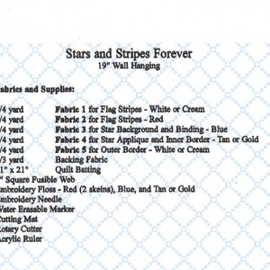 Stars and Stripes Forever Pattern - Etsy