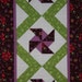 Pinwheel Spin Runner Kit and Pattern - Pieced and Quilted Table Runner ...