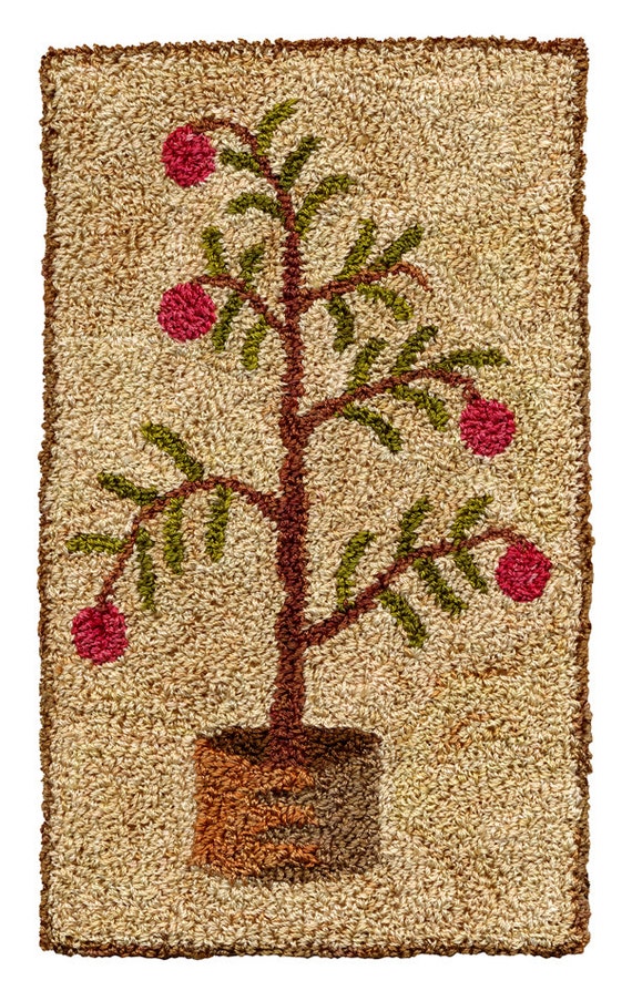 Shaker Tree Pattern for Punch Needle Embroidery | Etsy