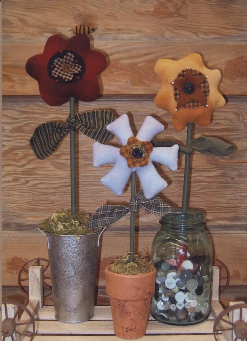 Pincushion Posies - Pattern - Etsy