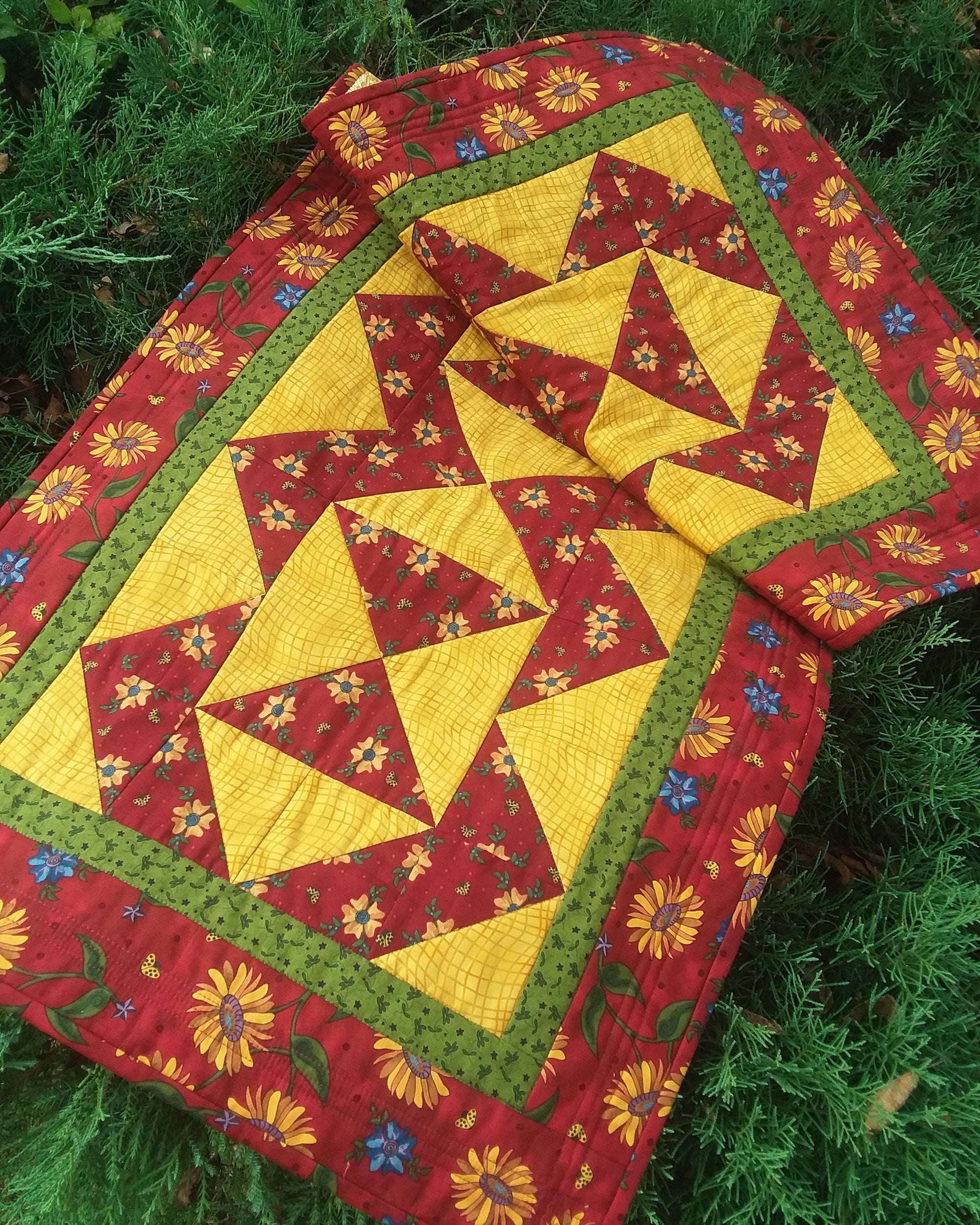 Woven Puzzle Runner Kit and Pattern - Pieced and Quilted Table Runner ...