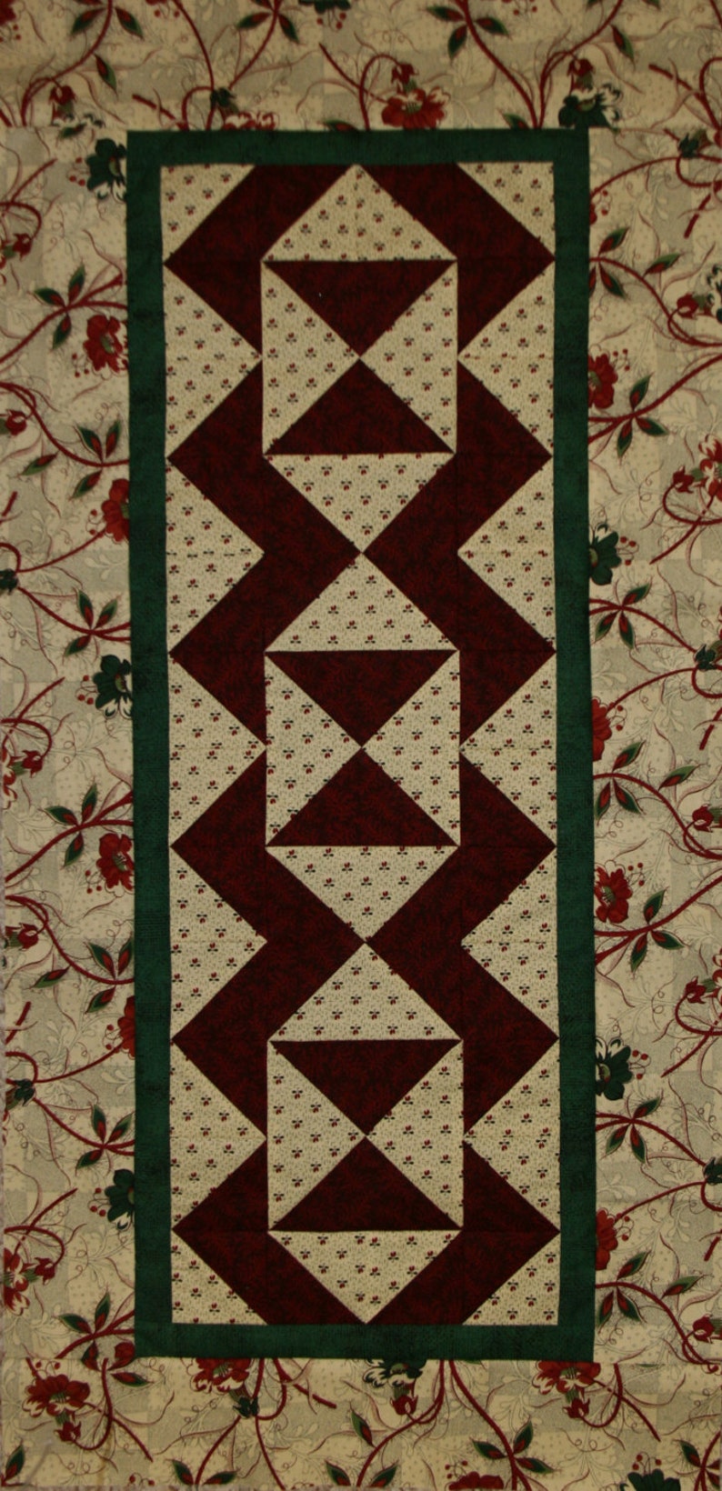 Woven Puzzle Runner Pattern Pieced and Quilted - Etsy