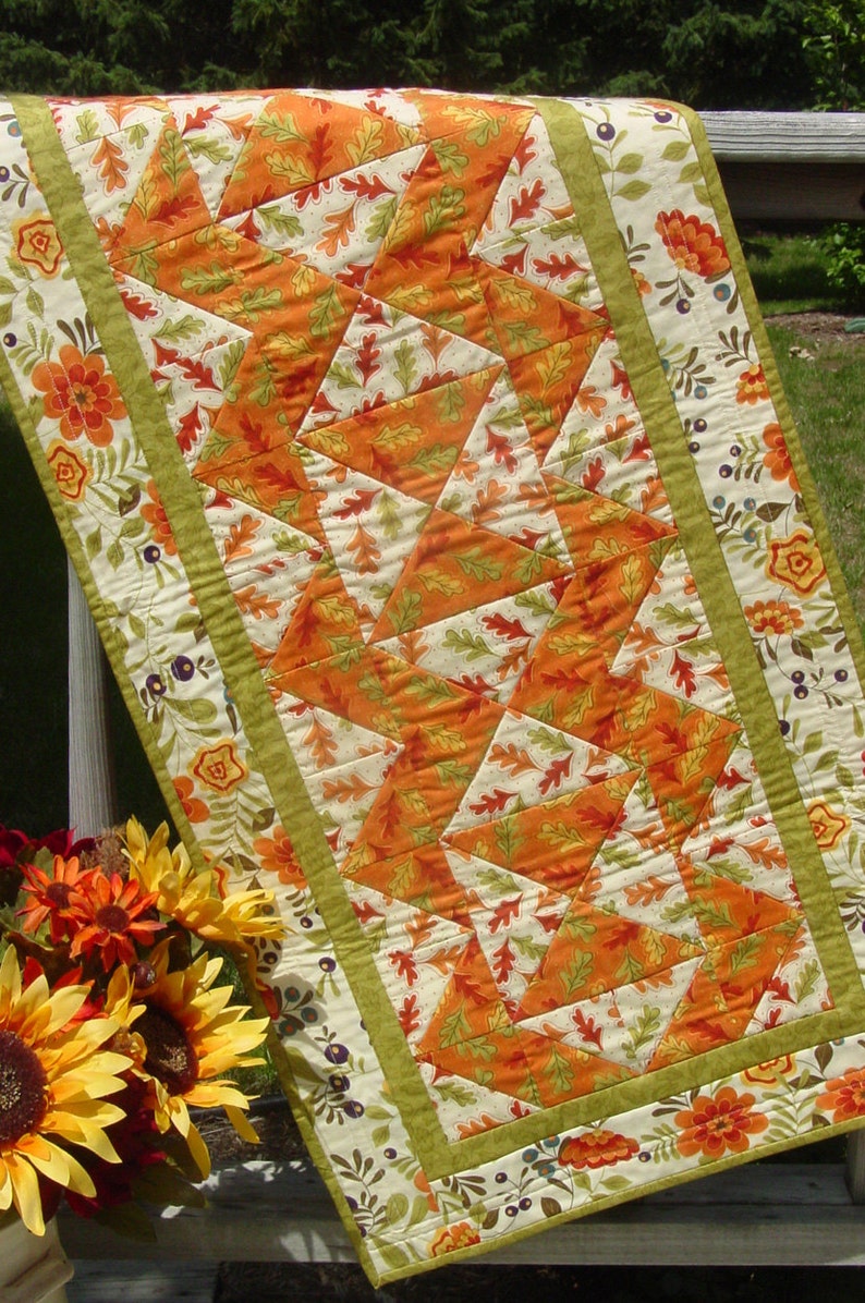 Woven Puzzle Runner Pattern Pieced and Quilted - Etsy