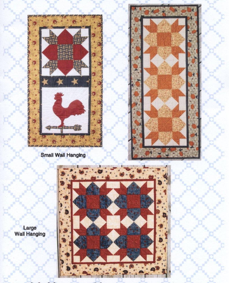 Weathervane - Pattern for Quilted Wall Hangings and Table Runner - Etsy