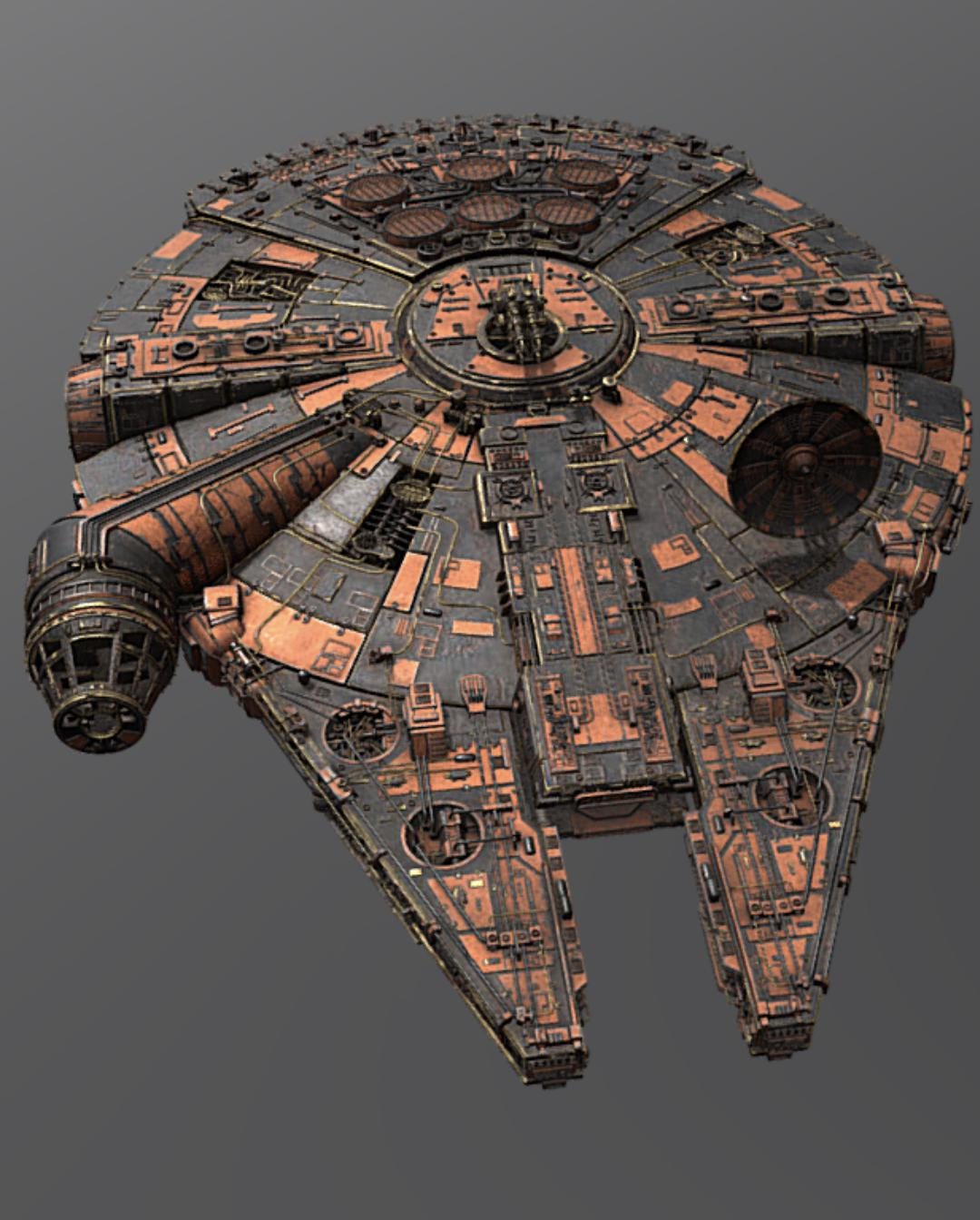 Millennium Falcon 3D Model STL/OBJ Files - Etsy UK