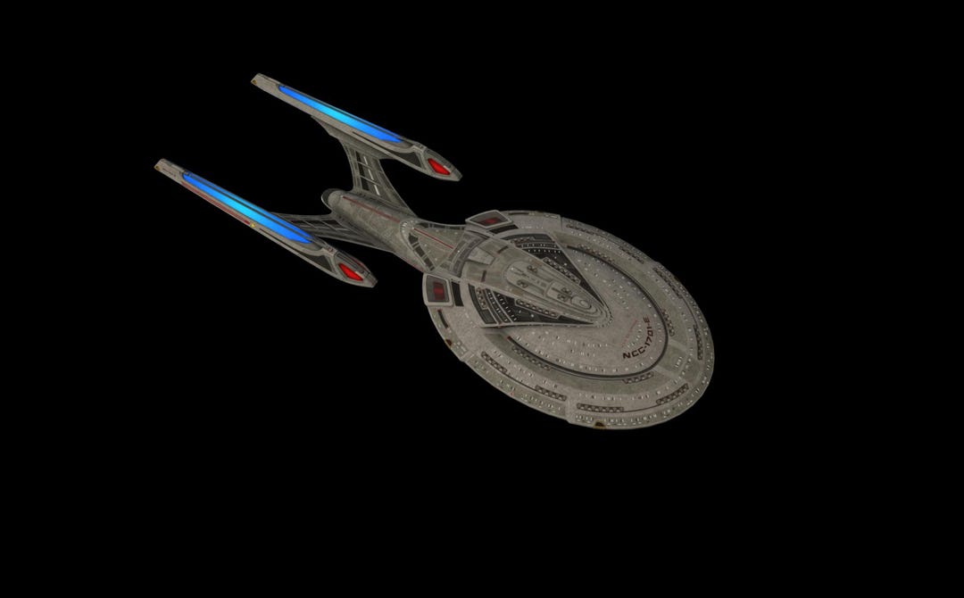 Star Trek Sovereign Class Ship 3D Model STL/OBJ Files Printable ...