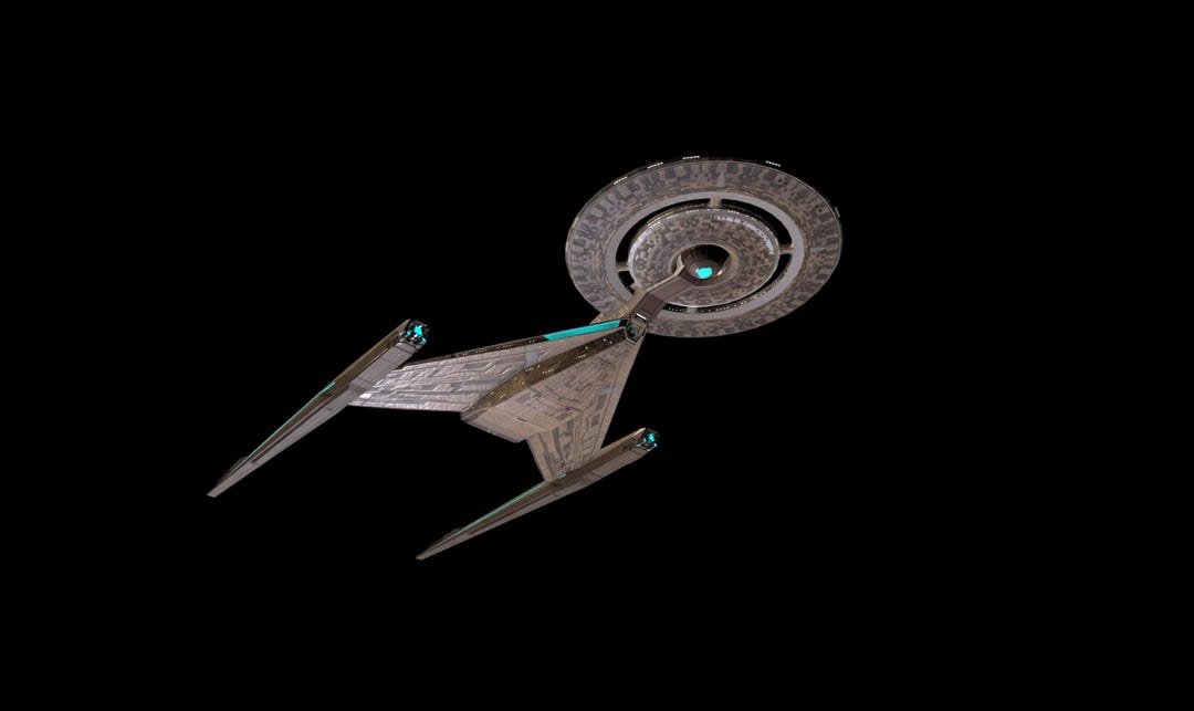 Star Trek USS Discovery Ship 3D Model STL/OBJ Files Printable Starfleet ...