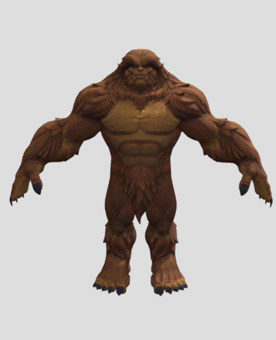 Marvels Sasquatch 3D Model STL/OBJ Files Printable Marvel Superhero - Etsy