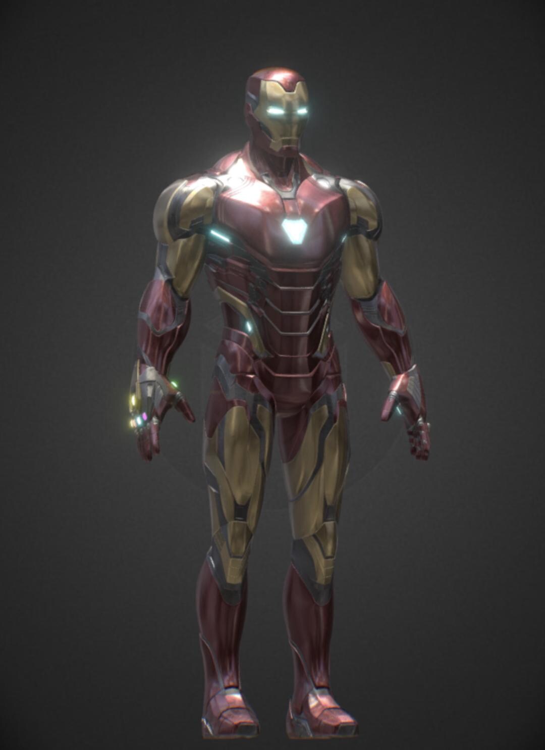 Iron Man Mark 85 3D Model STL/OBJ Files Printable Marvel Suit of Armor ...