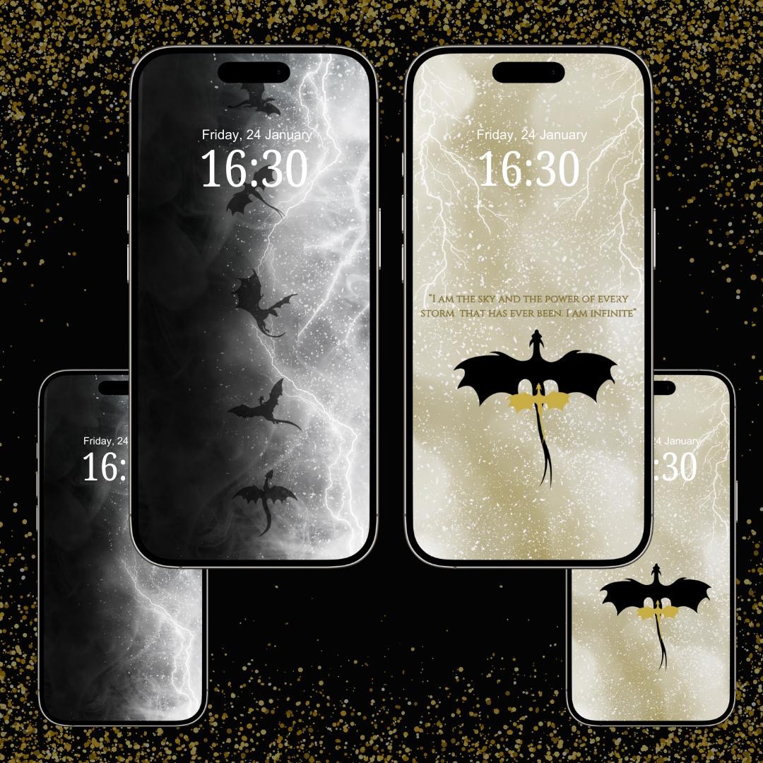 Fourth Wing Inspired Wallpaper for iPhone and Android Lock Screen ...